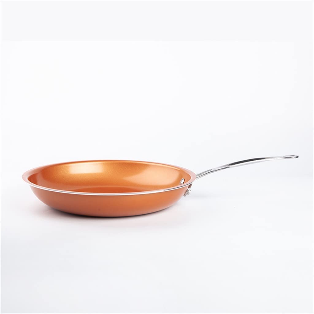 DHTDVD Nonstick Stir Frying Pan with Ceramic Coating Pancake Maker Cake Maker Home Frying Pan (Color : D, Size : 24cm)
