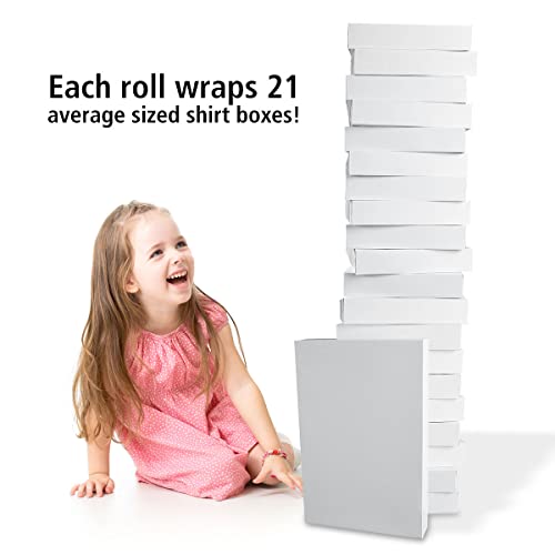 Current Birds on Black Christmas Rolled Wrapping Paper - Premium Jumbo 23-Inch x 32-Foot Gift Wrap Roll, 61 Square Feet Total