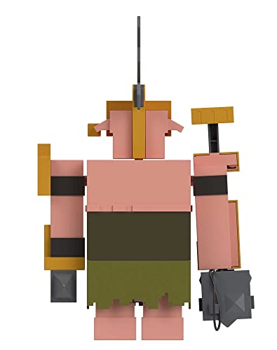 Mattel Minecraft Toys, Legends 3.25-inch, Action Figures Portal Guard with Attack Action and Accessory Collectible Gift for Kids