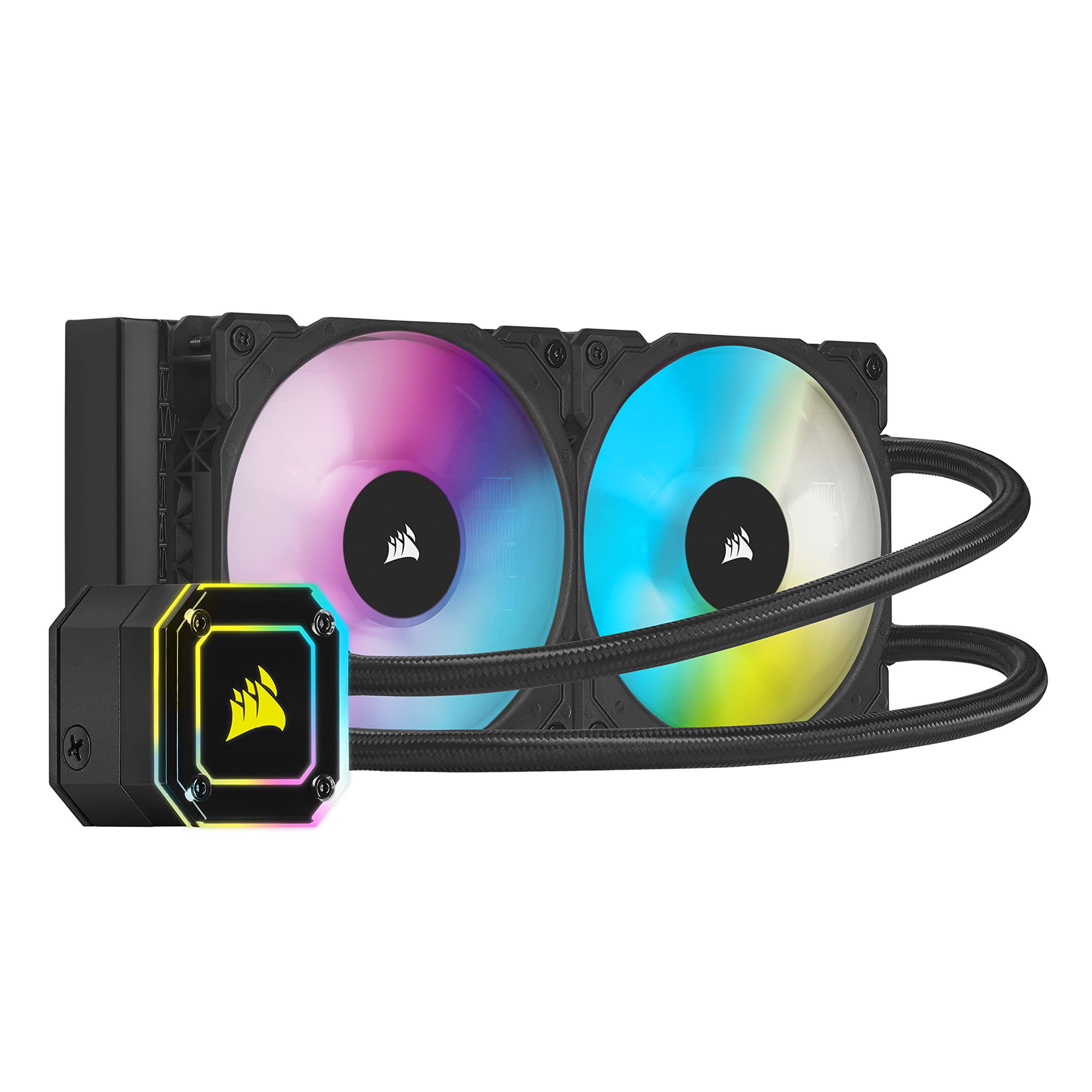 Corsair iCUE H100i Elite Capellix Liquid CPU Cooler for Desktop - White