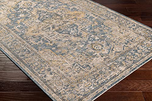 Mark&Day Area Rugs, 2x4 Havelock Traditional Teal Area Rug, Blue/Grey/Beige Carpet for Living Room, Bedroom or Kitchen (2'7" x 4')