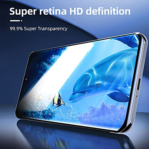 NEW'C [3 Pack] Designed for OPPO A77 5G, OPPO A57 4G, A57s Screen Protector Tempered Glass, Case Friendly Ultra Resistant