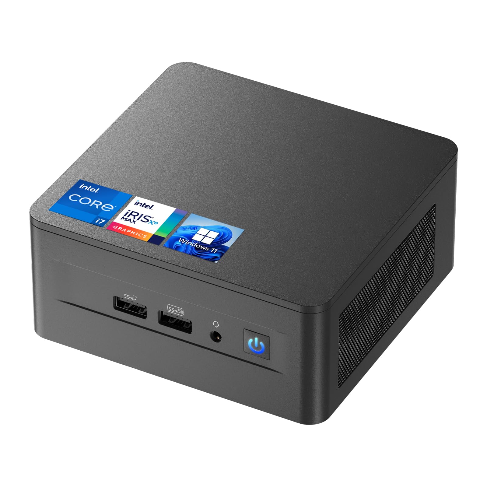 Intel NUC 12 NUC12WSHi7 Wall Street Canyon Mini Computer 12th Gen Intel Core i7-1260P, 12 Cores(4P+8E), 16 Threads, 18MB Intel Smart Cache, Intel Iris Xe Graphics,0GB RAM, 0GB SSD, No OS, Barebone