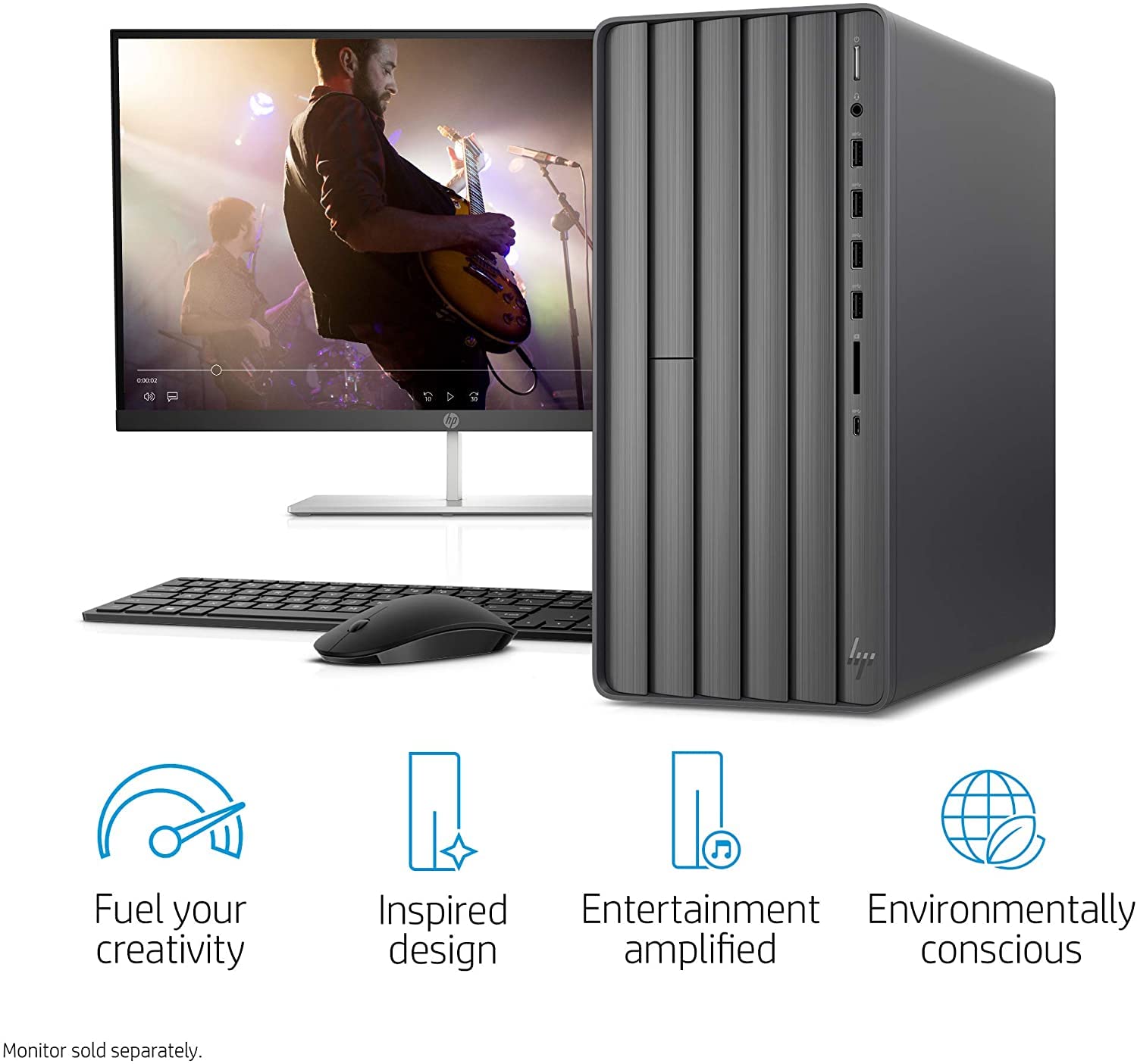 HP 2022 Envy TE01 Gaming Desktop - 12th Intel i7-12700 12-Core CPU - 4GB Nvidia GTX 1650-32GB DDR4-512B NVMe SSD + 1TB HDD - WiFi 6 Bluetooth RJ45 - Windows 10 Pro w/RATZK 32GB USB Drive