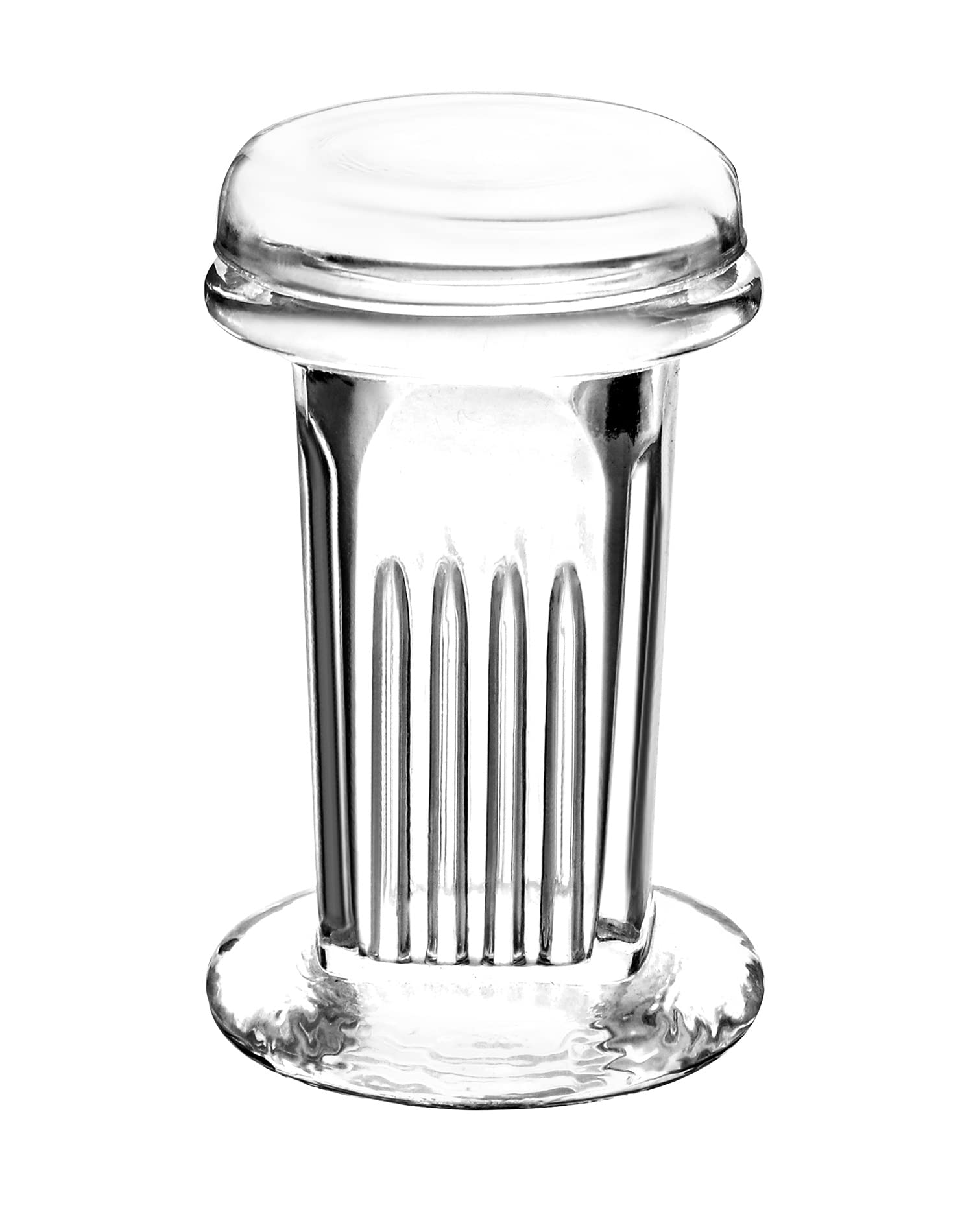 QWORK Coplin Staining Jar, 5 Slide Capacity 60 ml Glass Staining Tank
