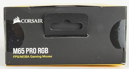 Corsair M65 PRO RGB Optical FPS Gaming Mouse (12000 DPI Optical Sensor, Adjustable Weights, 8 Programmable Buttons, 3-Zone RGB Multi-Colour Backlighting, Xbox One Compatible) - Black