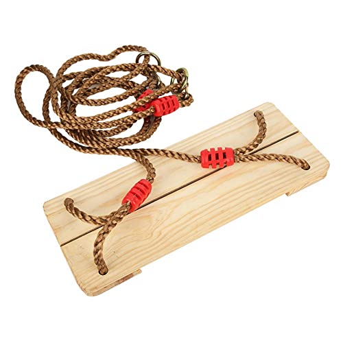 Versatile Wooden Swing for Indoor/Outdoor Play - Perfect Accessory for Playground Equipment or Patio Relaxation - Ideal for Adults & Kids Alike