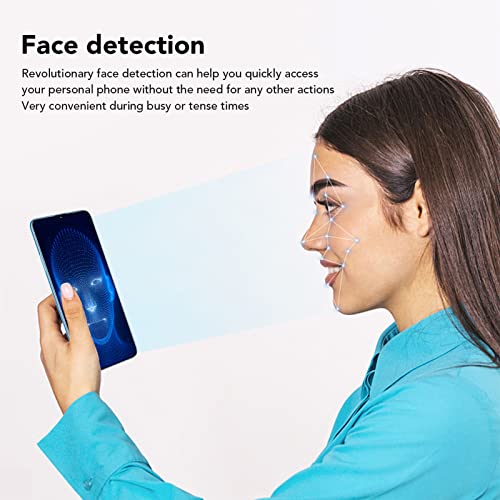 fannay 3G Mobile Phone, US Plug 100V to 240V 24MP Rear and 8MP Front Camera 6.3 Inch Ultra HD Screen Smartphone for Watching Video (Blue)