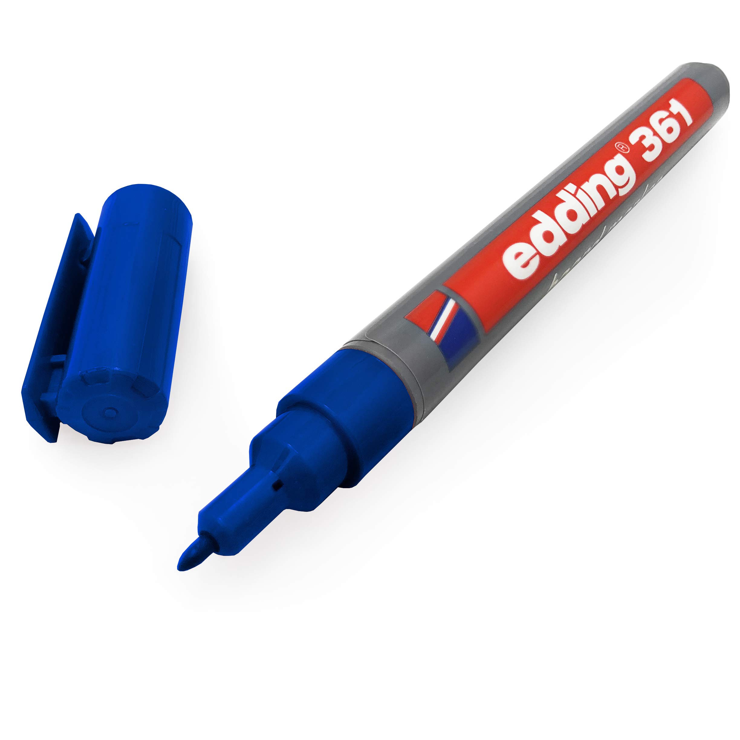 Edding 361 Whiteboard Marker Pen - 1mm Bullet Tip - Blue Ink - Single