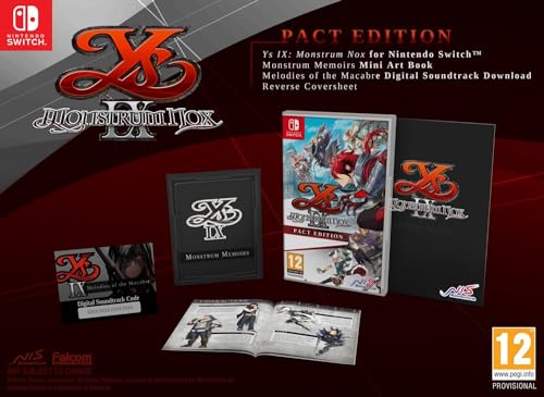 Ys Ix: Monstrum Nox Pact Edition - Nintendo Switch