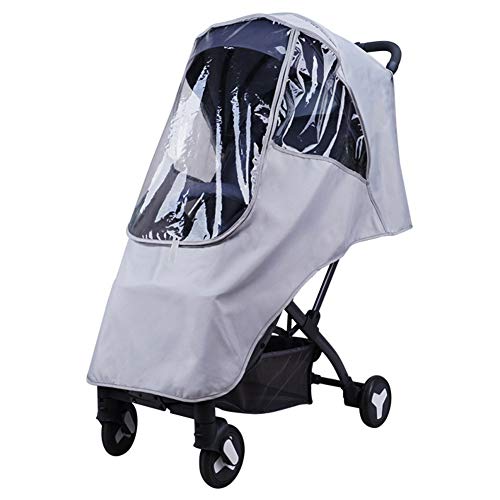 FAMKIT Baby Buggy Rain Cover Stroller Waterproof Rain Cover EVA Stroller Accessories Universal Wind Dust Shield