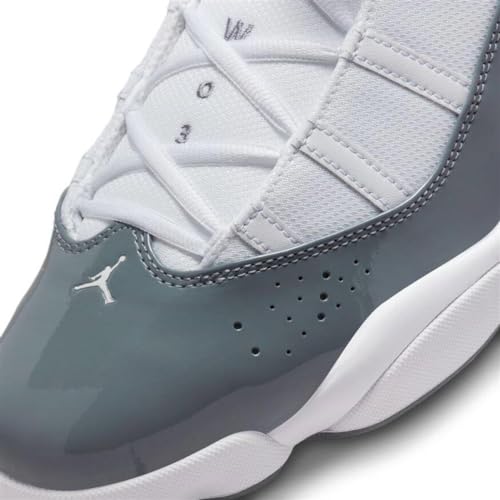 Jordan Men's 6 Rings Basketball Shoes 322992-012 White-Cool-Grey-White