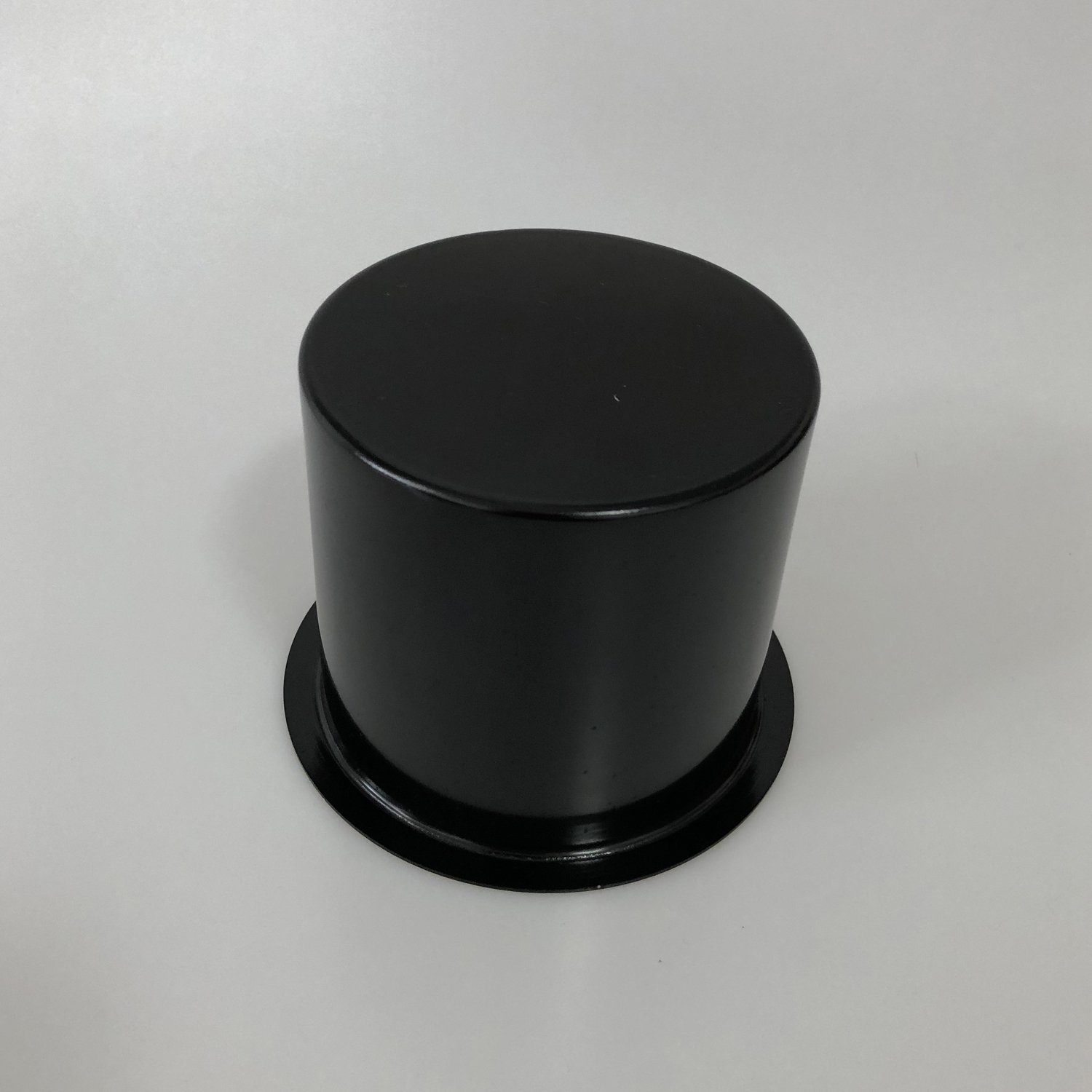 Yuanhe Aluminum Jumbo Cup Holder - 1 Pack Black Poker Table Cup Holder Insert for Casino Game Table Sofa Boats Pontoon Marine Bench Desk RV Cars & Trucks