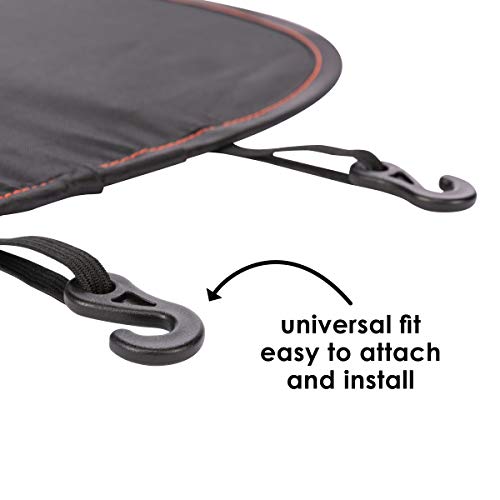 Diono Stuff 'n Scuff, Back Seat Protector, Black (Pack of 2)