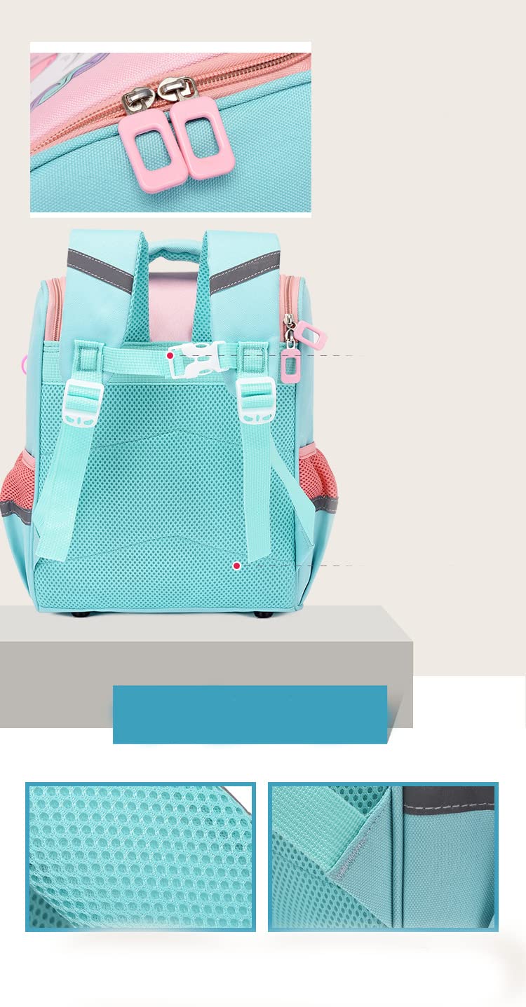 DAHUOJI Unicorn Kids Backpack Girls School Backpack with cute plush messenger bag,Kindergarten elementary schoolSchool Bag