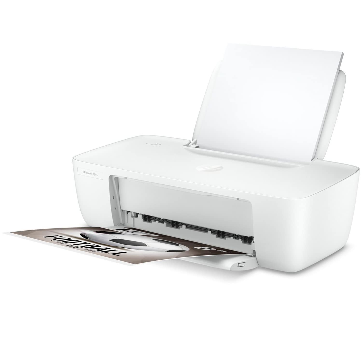 HP Deskjet 1255 Wired Single-Function Compact Color Inkjet Printer for Home Office, Print Only, USB Connectivity, 4800 x 1200 dpi, 8.5" x 14", Manual 2-Sided Printing, White, Cbmou External Webcam