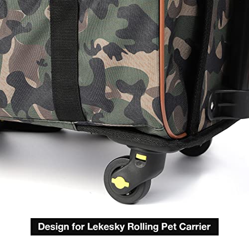 Wheel Replacement for Lekesky Rolling Pet Carrier, Rolls Smoothly and Quietly