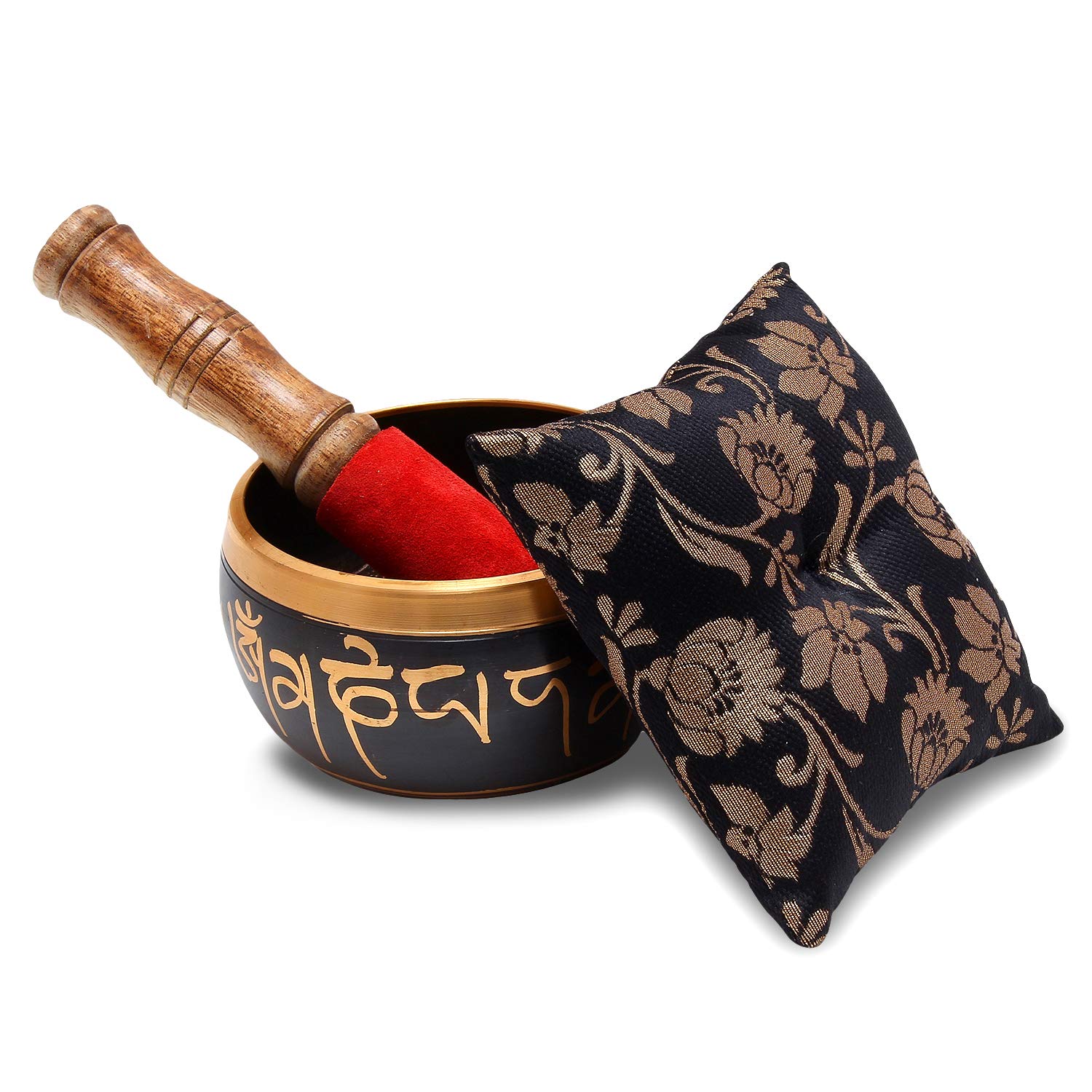Zap Impex Beautiful Christmas Gift New Handmade Brass Buddha Singing Bowl Tibetan Meditation Yoga Sound Bowls 4 Inch