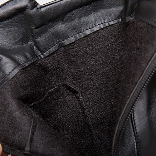 Fashion Wedge Increase Women's Buckle Style Belt Inner British Heel Height Boots women's boots Dress Boots for Women (Black, 7.5)