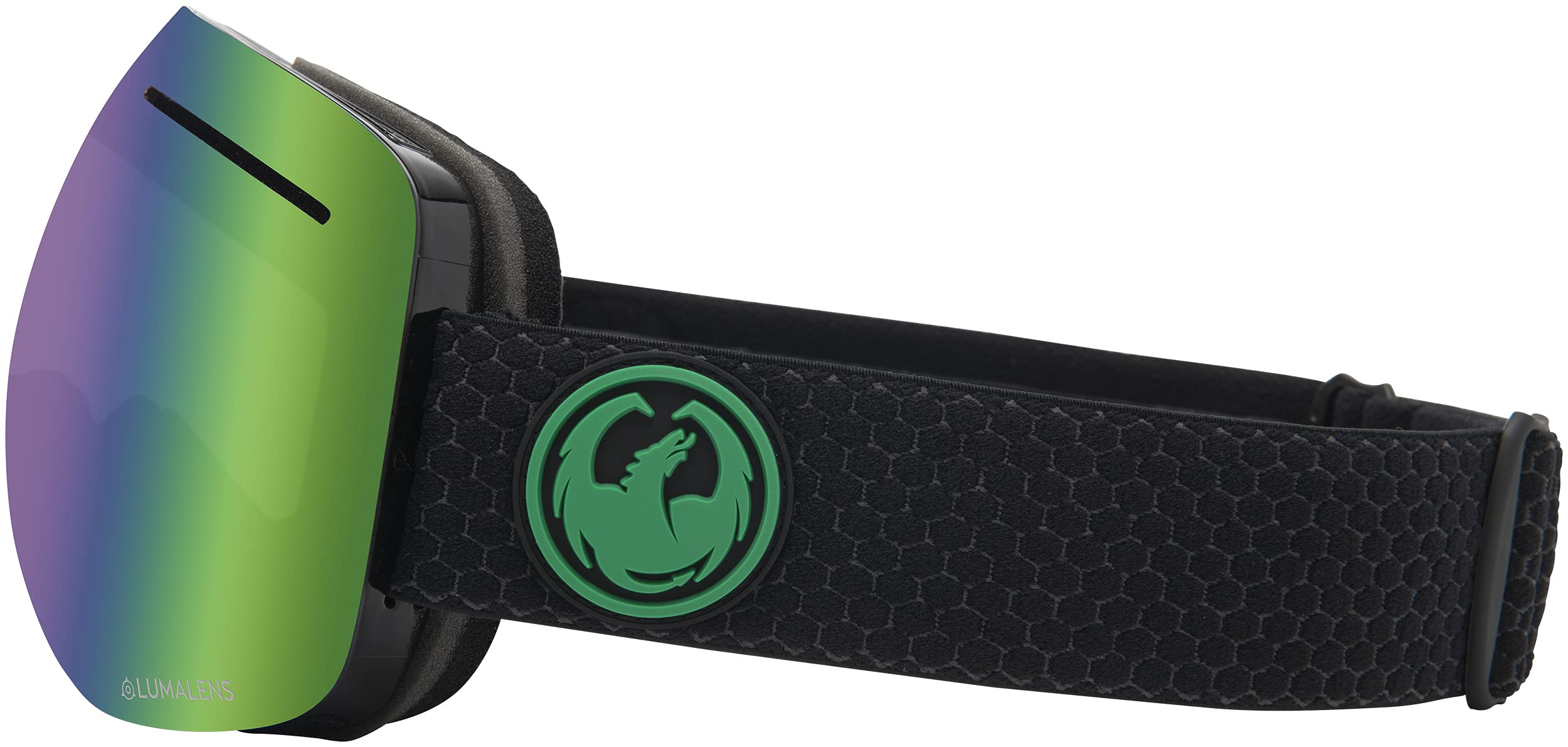 Dragon Alliance X1 Ski Goggles, Large, Black, Split/Luma Green Ion Lens