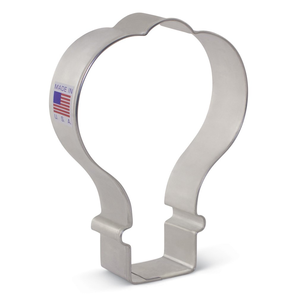 Hot Air Balloon Cookie Cutter, 4.25" Made in USA by Ann Clark