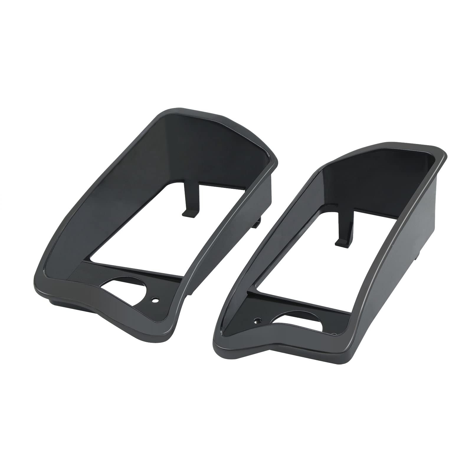 DIYOLFALL Black Headlight Bezels for Club Car DS Golf Cart 1993-up,Replacement Passenger Driver 1016880+Pass 1016879
