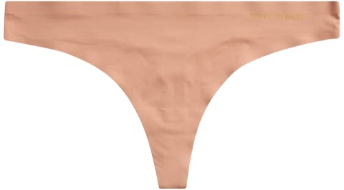 Vince Camuto Women's Underwear - 5 Pack Seamless Thong Panties (S-XL), Size Small, Black Floral/Ballet/Tan/Chai/Black