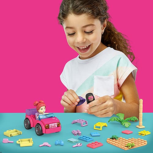 Mega Construx Barbie Convertible Beach Adventure, Building Toys for Kids