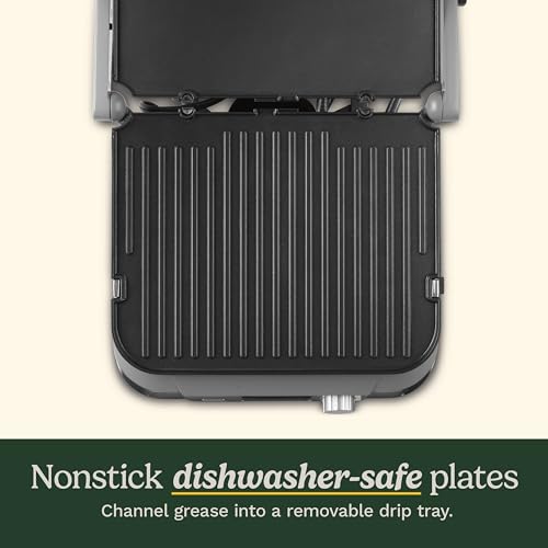 Cuisinart GR-6S Contact Griddler with Smoke-Less Mode