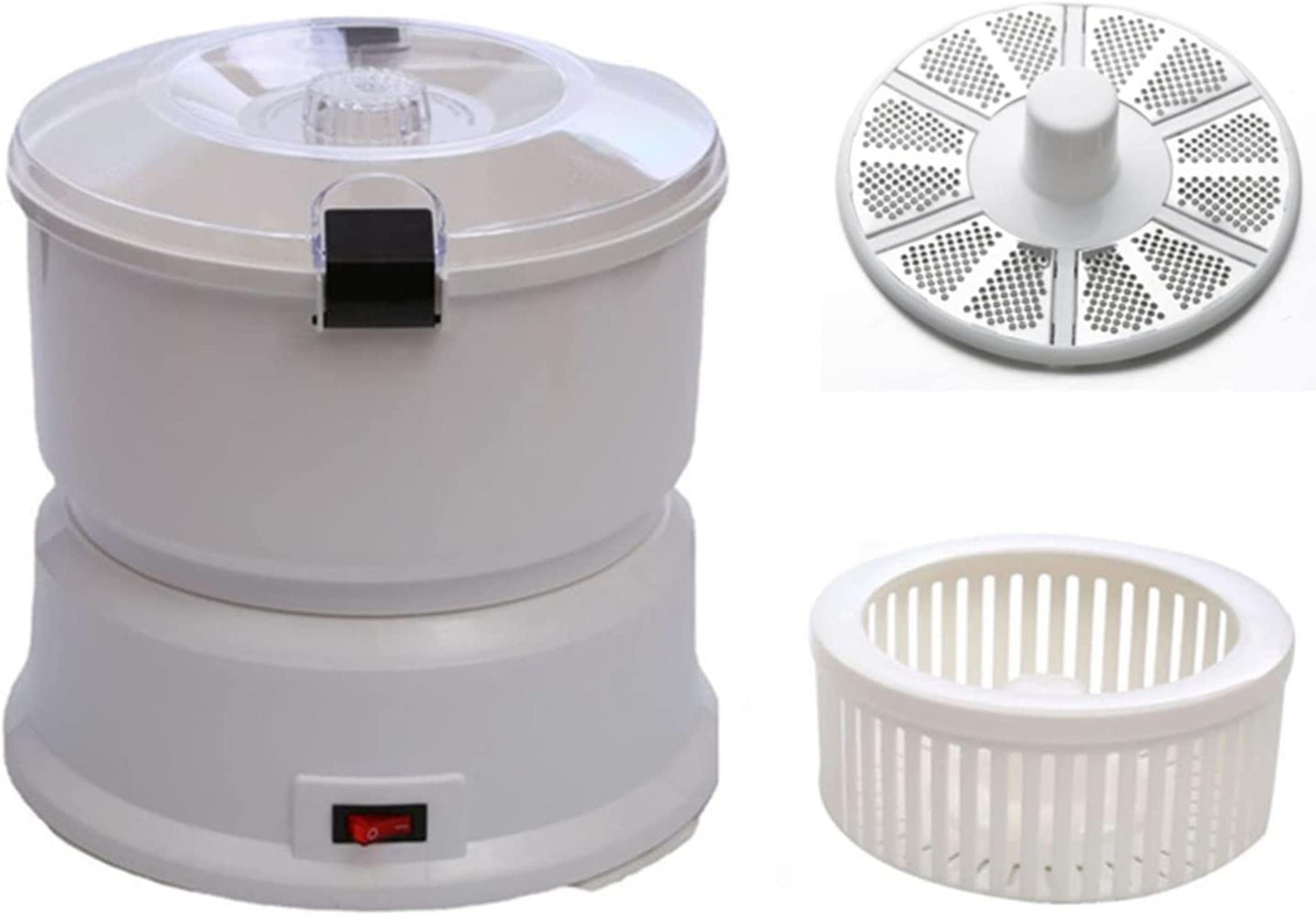 Electric Potato Peeler Automatic Rotary Rolling Peeler, Vegetable Dehydrator, Salad Rotating Machine Kitchen Peeling Tool