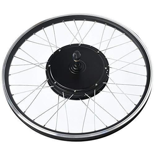 Ebike Conversion Kit, 48V 1500W 20" Electric Bicycle Cycle E Bike Motor Kit Bike Accessories Set Powerful Motor E-Bike Conversion w/LCD Display for Mountain Bike(Cassette flywheel)