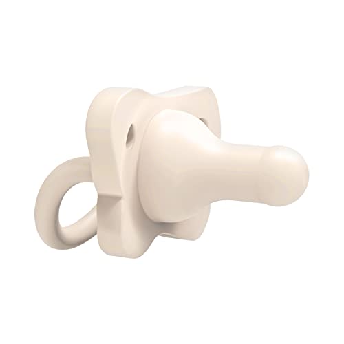Dr. Brown's Baby Lovey Pacifier and Teether Holder, Dragon with Ecru HappyPaci, 100% Silicone, 0-6m