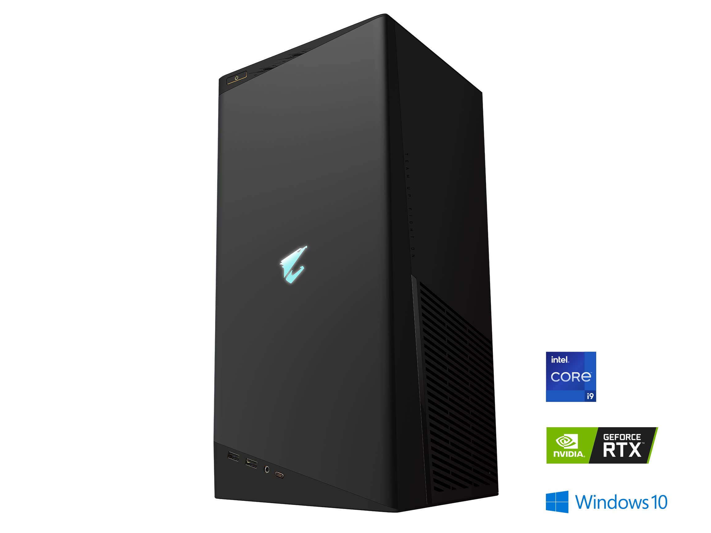 Gigabyte AORUS Model S Gaming PC Computer Desktop (Intel i9-11900K, NVIDIA GeForce RTX 3080 GDDR6X 10GB, 32GB DDR4 RAM, 3TB M.2 SSD) - GB-AMSI9N8I-2051