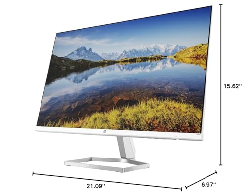 HP M24fwa 24" Full HD 1080p 16:9 75Hz FreeSync HDMI VGA IPS Monitor Bundle with Elite Suite 18 Software + 1 Year Protection Warranty