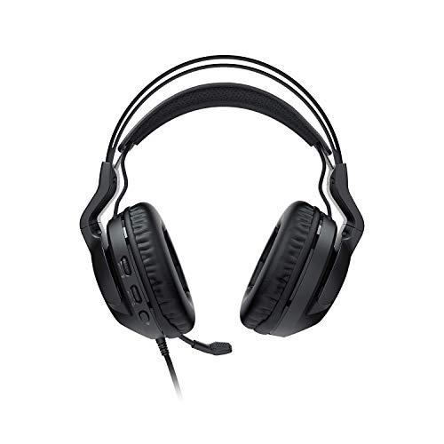 ROCCAT Pyro Mechanical Gaming Keyboard with RGB Lightning, Black (ROC-12-622) Burst Pro Lightweight Optical Gaming Mouse & ROCCAT Elo 7.1 USB Wired Surround Sound PC Gaming Headset