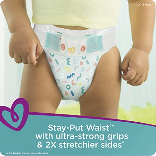 Diapers Size 4, 132 Count - Pampers Cruisers Disposable Baby Diapers, Enormous Pack, Plus Bonus Diapers