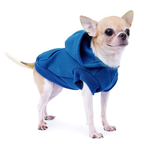 πππ πππππππ Frienperro Dog Clothes for Small Dogs Girl Boy, 100% Cotton Small Dog Hoodie, Chihuahua Clothes Pet Cat Winter Warm Sweatshirt Sweater, Teacup Yorkie Puppy Clothing Coat Costume