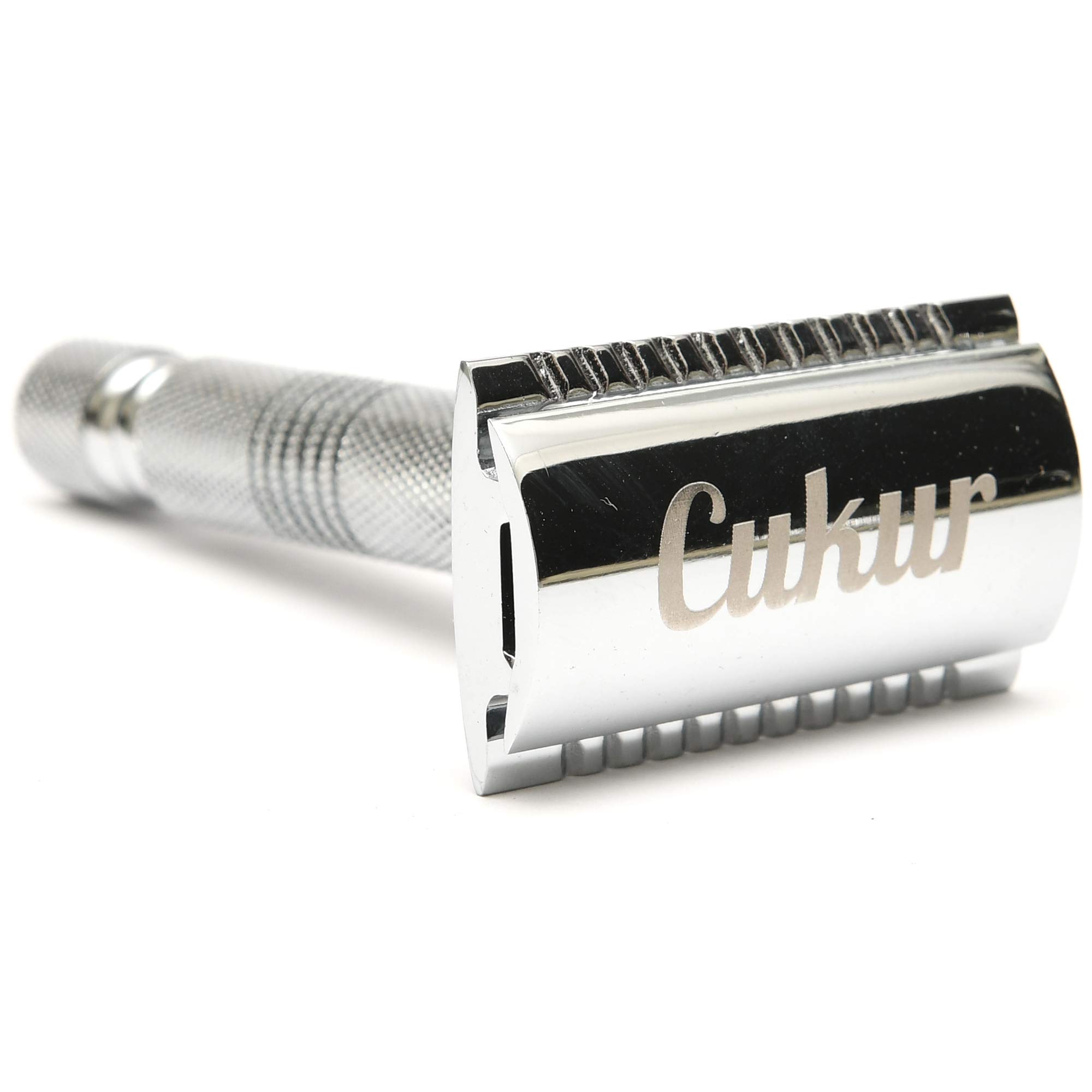 CUKUR Double Edge Safety Razor + 5 blades (Short handle)
