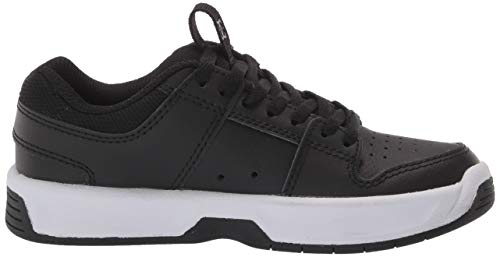 DC Boys' Lynx Zero Skate Shoe, Black/White, 6 M US