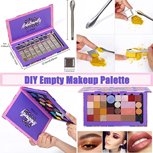 UCANBE Full Makeup Kit for Women, All In One Make Up Gift Set with 2 Eyeshadow Palette, 3 Matte Liquid Lipstick, 3 Lipliner, 3 Mascara, 3 Eye Primer, 2 Eyebrow Pen, 1 Eyeliner, 1 Eye Shadow Brush Set