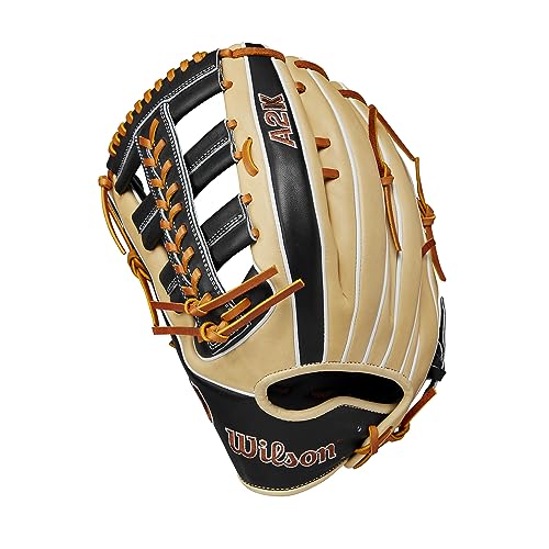 Wilson 2024 A2K 1810 12.75β Outfield Baseball Glove - Left Hand Throw, Blonde/Black/Saddle Tan