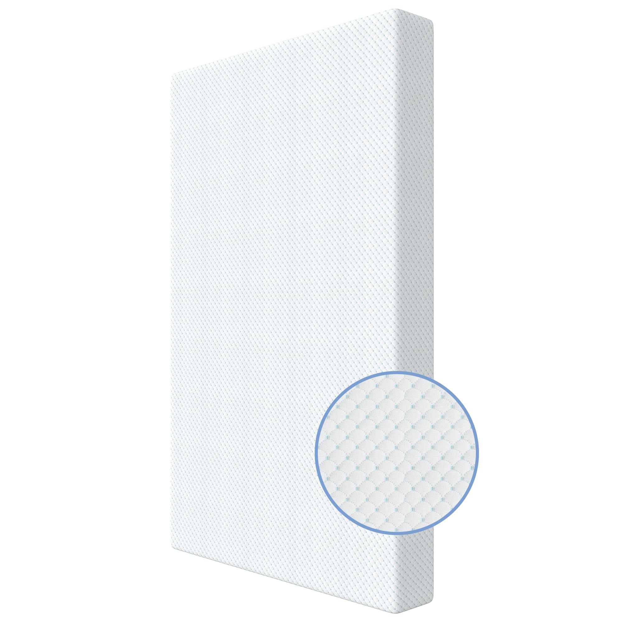 Dourxi Crib and Toddler Mattress - Ideal Breathable & Quiet Foam Mattress Airflow Sleep Surface with Removable Washable Outer Cover, Lightweight Crib Mattress