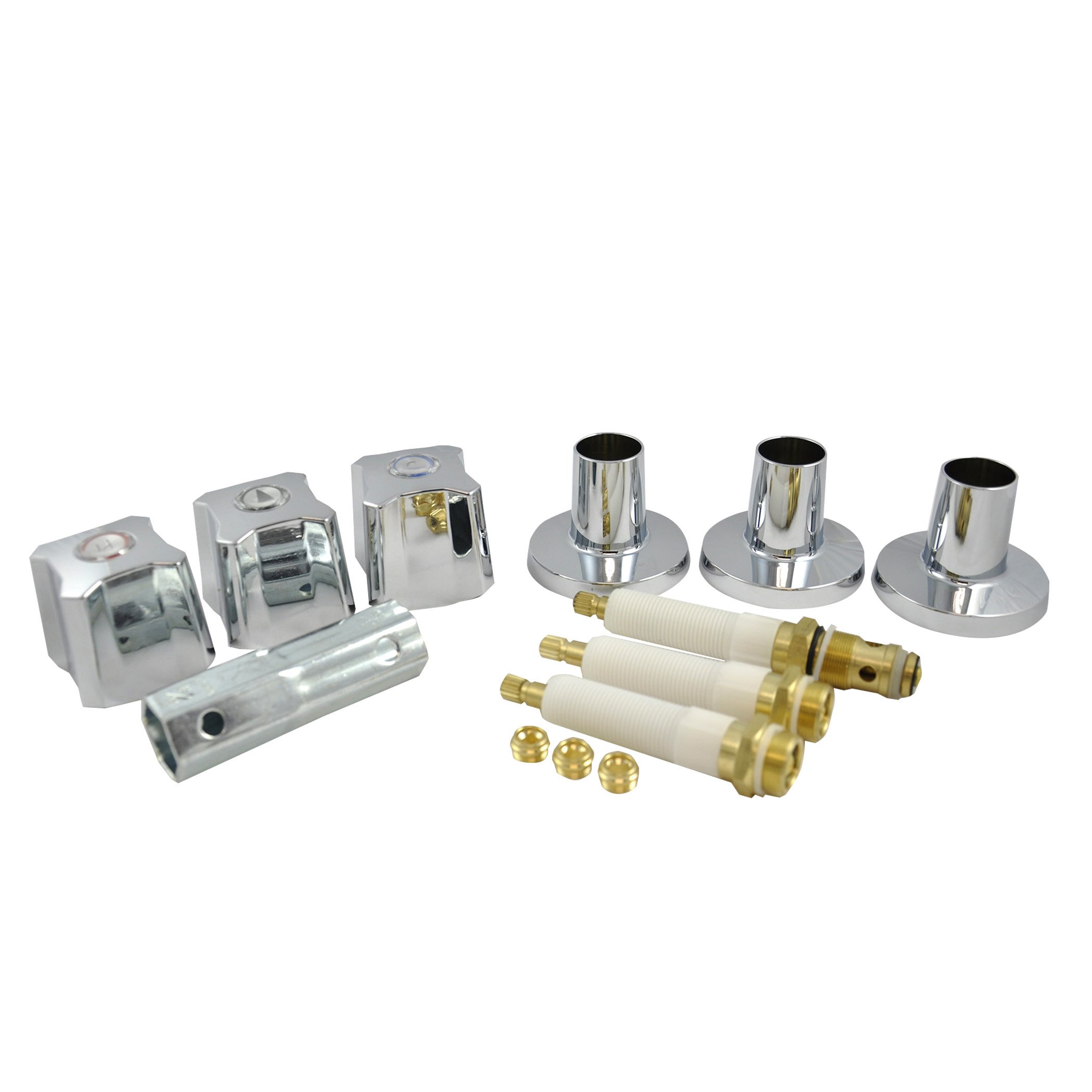 DANCO Tub and Shower 3-Handle Remodeling Trim Kit for Kohler Trend, 3-Handle, Chrome, 1-Kit (39672)