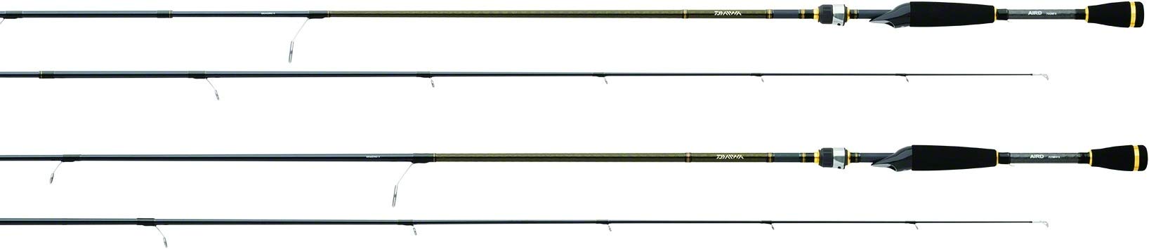 Daiwa 0001-4046 AIRX662MFS Aird-X 6'6" 2pc,Black