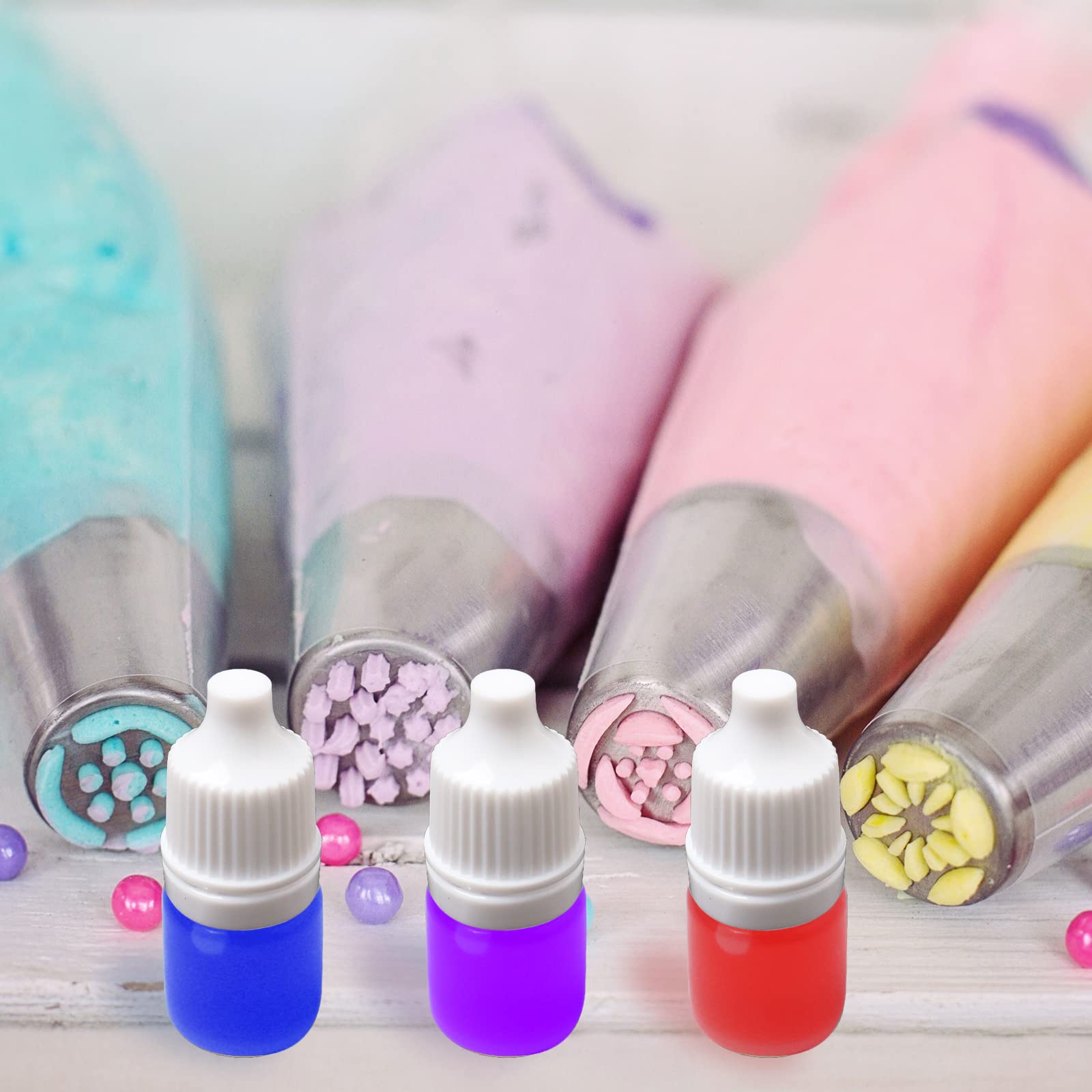 IRA POLLITT 80PCS 2ml Plastic Empty Dropper Bottles Squeezable Eyedrops Dropping Bottle Liquid Dropper with Screw Cap and Plug for Home and Travel
