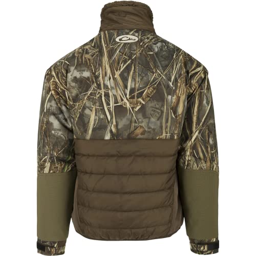 Drake Waterfowl LST Guardian Flex™ Double Down Eqwader™ 1/4 Zip Realtree Timber XLarge