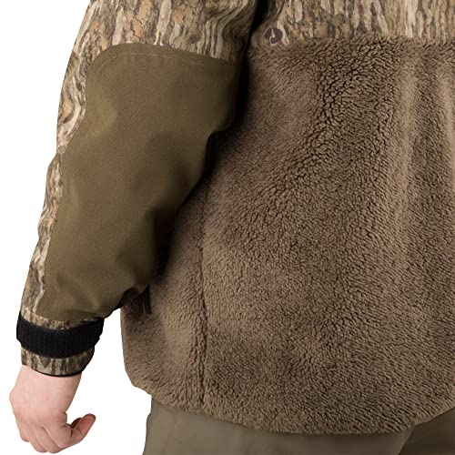 Drake Waterfowl MST Guardian Flex™ Sherpa Fleece Eqwader™ 1/4 Zip Mossy Oak Shadow Grass Habitat 2Xlarge