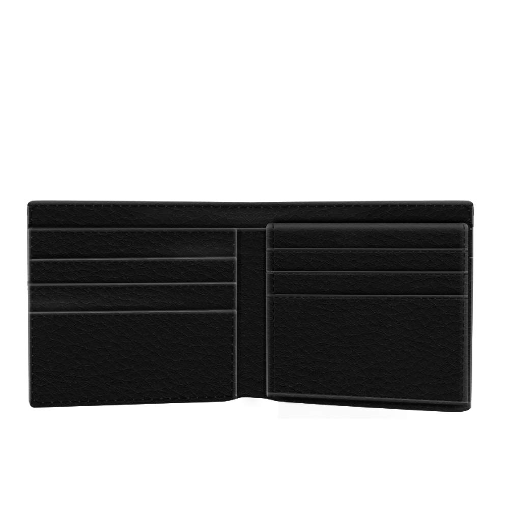 Ztion Unique Desige Pattern - Rock Guitar background, Slim Front Pocket Wallet Billfold RFID Blocking