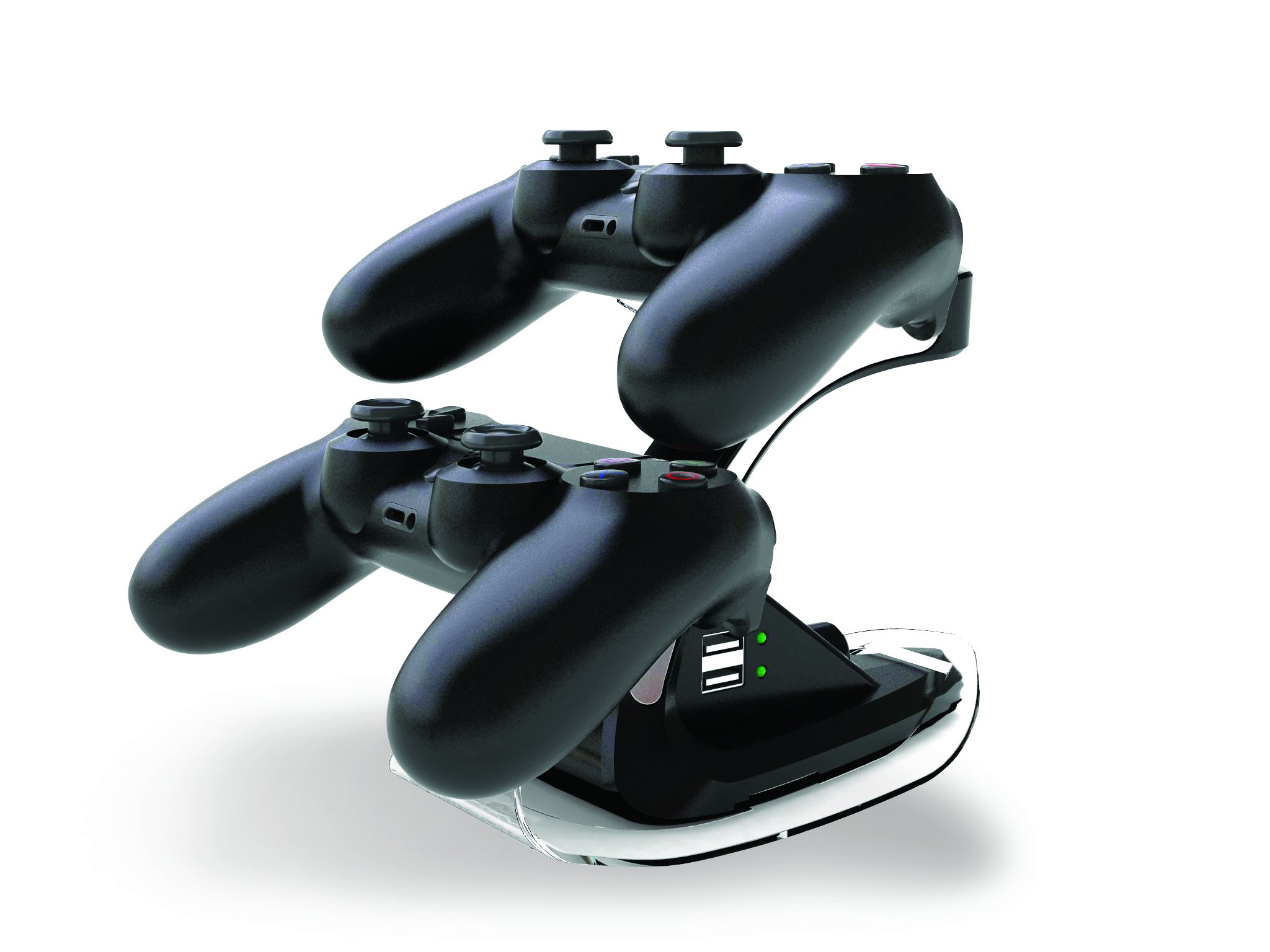 TNTi™ Arc Charger - Playstation 4 DualShock Controller Charger with AC Adapter PS4 Pro and Slim Compatible