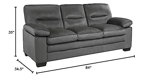 Lexicon Eyre Living Room Sofa, Dark Gray